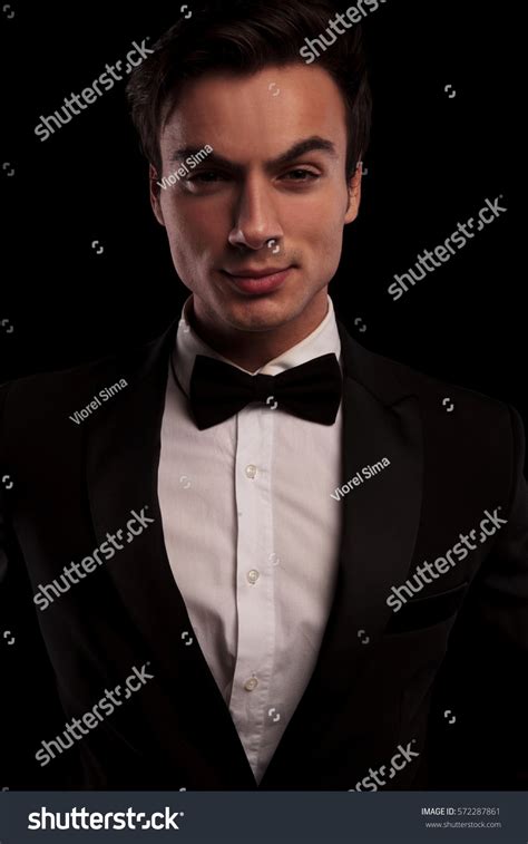 Serious Sexy Man Tuxedo Posing Camera Stock Photo 572287861 Shutterstock