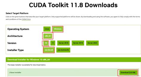 win10 cuda11 8 cudnn8 6 0安装 cuda11 8下载 csdn博客