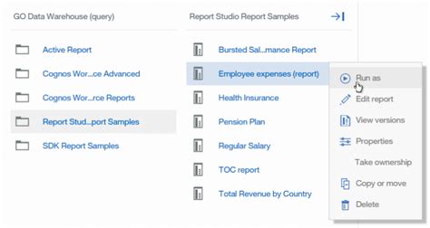 How Cognos 10 Tasks Are Performed In Cognos Analytics