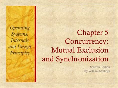 Ppt Chapter Concurrency Mutual Exclusion And Synchronization Powerpoint Presentation Id