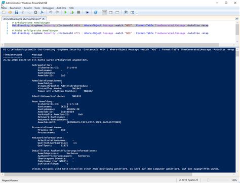 Anmeldeversuche überwachen Und Mit Der Powershell Auswerten Der Windows Papst It Blog Walter