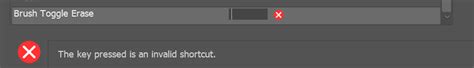Solved Brush To Eraser Toggle Keybind Not Working Adobe Product