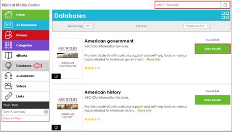 Searching Through Databases