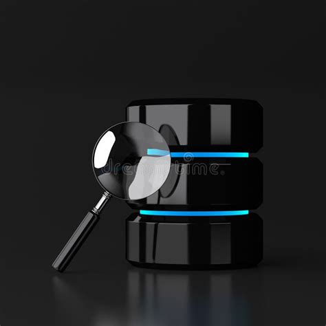 Database And Computer Data Security Concept Stock Illustration