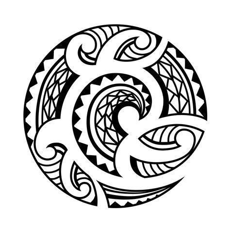 Tribal Tattoo Design Pattern Polynesian Mandala Vector Geometric Tribal Tattoo Design Pattern Polynesian Mandala Vector Geometric