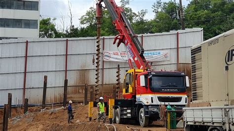 오거크레인을 이용한 토네이도 함마작업 Youtube