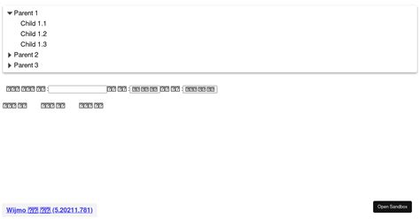 Wijmo Treeview 수정 추가 삭제된 노드 Tracking Codesandbox
