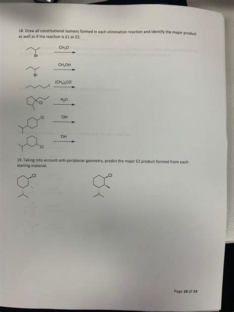 Solved 18 Draw All Constitutional Isomers Formed In Each