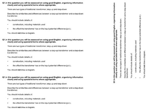 Aqa Gcse Physics 9 1 P15 7 Transformers Full Lesson Teaching