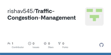 Github Rishav545 Traffic Congestion Management