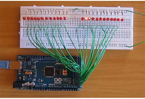 Arduino MEGA LED Knight Rider Display CADSample Com Free DWG CAD File