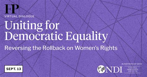 Fp Virtual Dialogue Uniting For Democratic Equality Foreign Policy