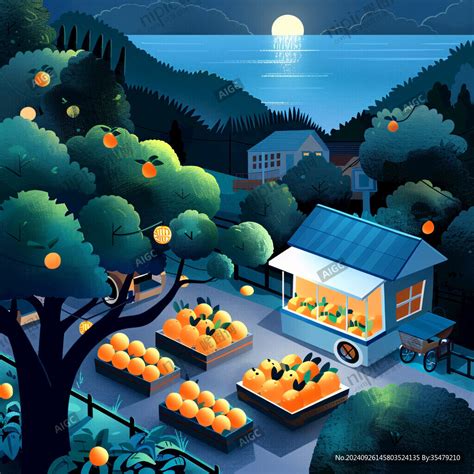 Ai创作图果场插画 芒果采摘园插画 柿子采摘园插画 果园插画田园风光 果园丰收插画 果园插画包装 柿子园插画 生态果园插画 赣南脐橙插画 果园插画 果园宣传插画 李子果园插画 赣南脐橙包装插画