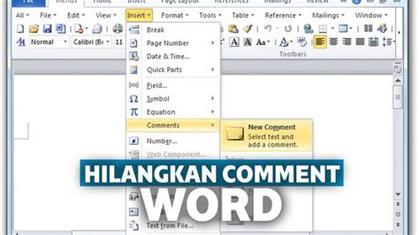 Cara Menghilangkan Komentar Di Word Ifaworldcup Com