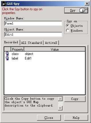 Gui Spy In Winrunner Vserarise
