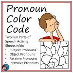 Color Coding Pronouns A Free Resource In Digital And Print Versions