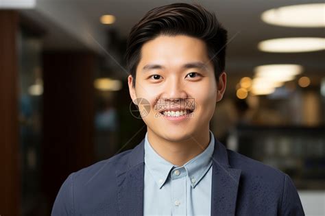 微笑的亚洲男子高清图片下载 正版图片600721275 摄图网