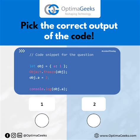 Optimageeks On Linkedin Programming Codeoftheday Javascript
