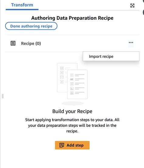 Import A Aws Glue Databrew Recipe In Aws Glue Studio Aws Glue