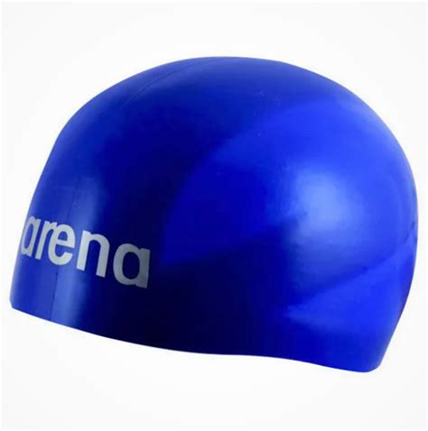 Шапочка для плавания в бассейне силиконовая для взрослых женская мужская Arena 3d Ultra Белый