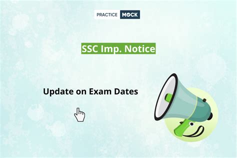 Ssc Exam Dates An Update Practicemock