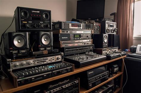 Premium AI Image Professional Audio Equipment Setup