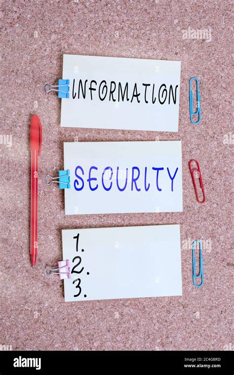 Word Writing Text Information Security Business Photo Showcasing Being