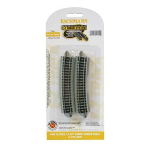 Bachmann 44824 Ez Track 15 12 Radius 12 Curve 6pc N Scale