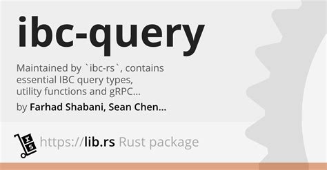 Ibc Query Unregulated Finances In Rust Lib Rs