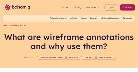 What Are Wireframe Annotations And Why Use Them