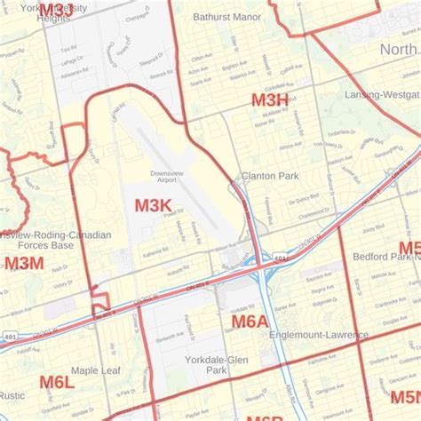 Toronto Postal Code Map Postal Code Map Area Map Map