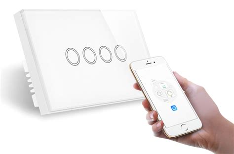 Zigbee Quad Light Switch Smart Home Automation Australia Wall Gang