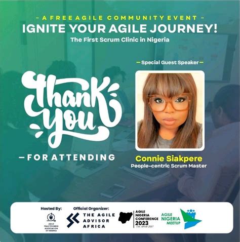 The Agile Advisor Africa On Linkedin Igniteyouragilejourney Thankyou Agileinnigeria