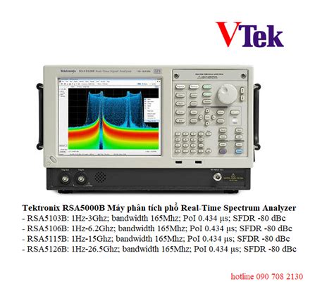 Máy Phân Tích Phổ Real Time Tektronix Rsa5115b 1hz 15ghz Tektronix