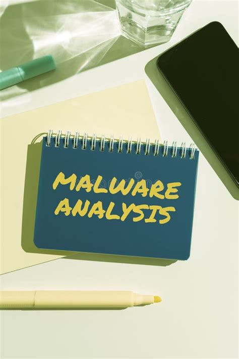 Text Showing Inspiration Malware Analysis Internet Concept Activities A Company Takes To