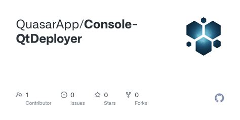 Github Quasarapp Console Qtdeployer