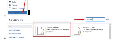 Solved Enhanced Content By Label Macro