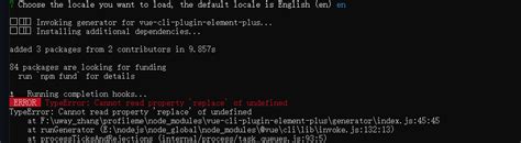 install step fails · issue 6 · element plus vue cli plugin element plus · github