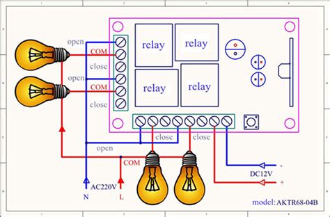 RF MHz Channel Wireless Relay Module