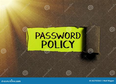Inspiration Showing Sign Password Policy Conceptual Photo First Line Of Protection Against Any