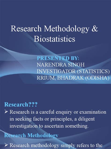 Research Methodology And Biostatistics Pdf Level Of Measurement Statistics