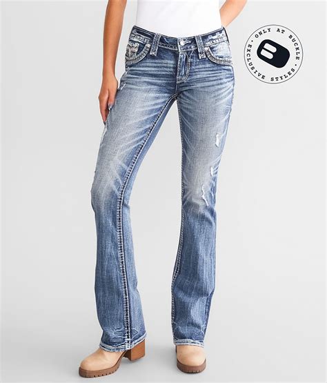 Rock Revival Kaylla Low Rise Boot Stretch Jean Womens Jeans In