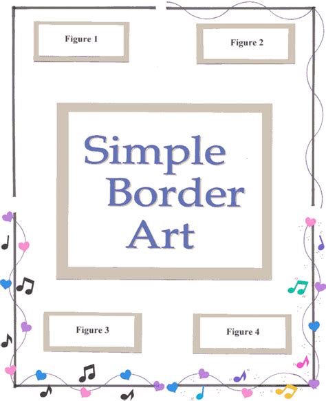 In Simple Border Design For Project Assignment Front Page Design Bank Home Com