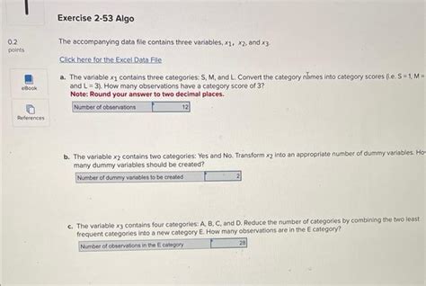 The Accompanying Data File Contains Three Variables