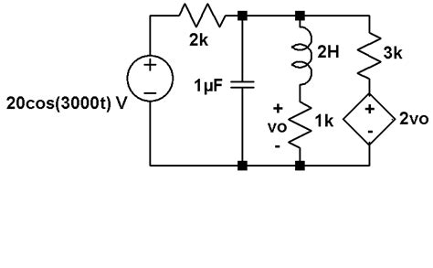 Solved Phasors Which Circuit Analysis Method Is Used To