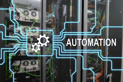 비즈니스 프로세스와 혁신 기술 제조 자동화 서버 룸 배경에서 인터넷 및 기술 개념입니다 0명에 대한 스톡 사진 및 기타 이미지 0명 개선 남성상 Istock