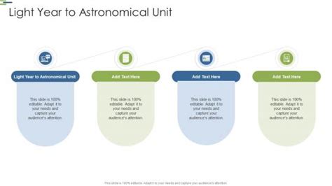 Light Year To Astronomical Unit Powerpoint Presentation And Slides Ppt