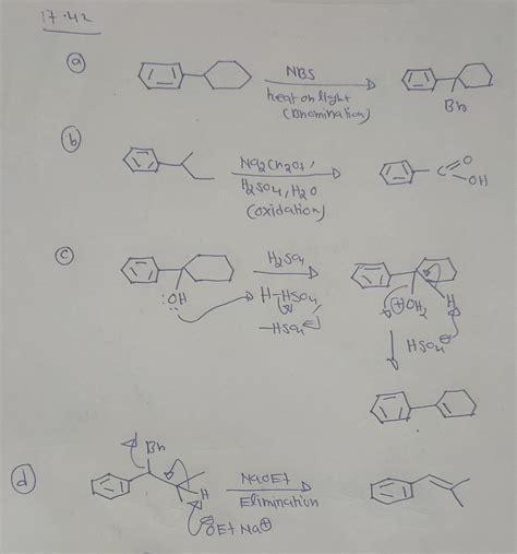 [solved] 17 42 Predict The Major Product For Each Of The Following Course Hero
