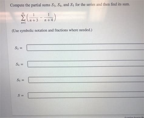 solved compute the partial sums s2 s4 and s of 1 1 272