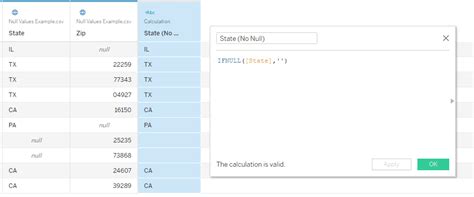 How To Replace Null Values In Tableau